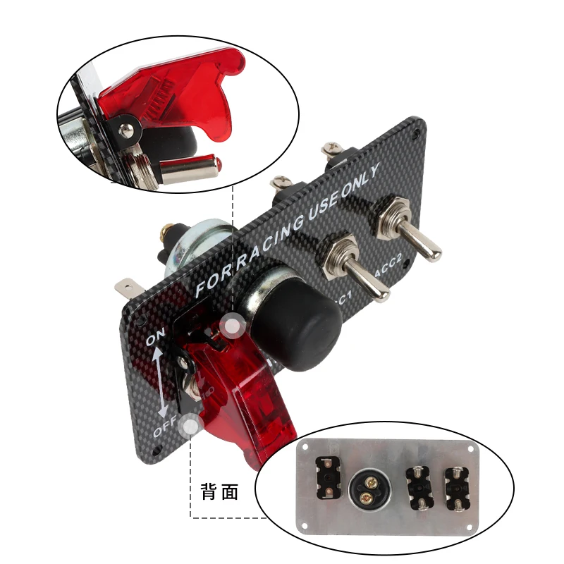 Universal Race Car Ignition Control Panel Switch Racing Ignition Switch ...