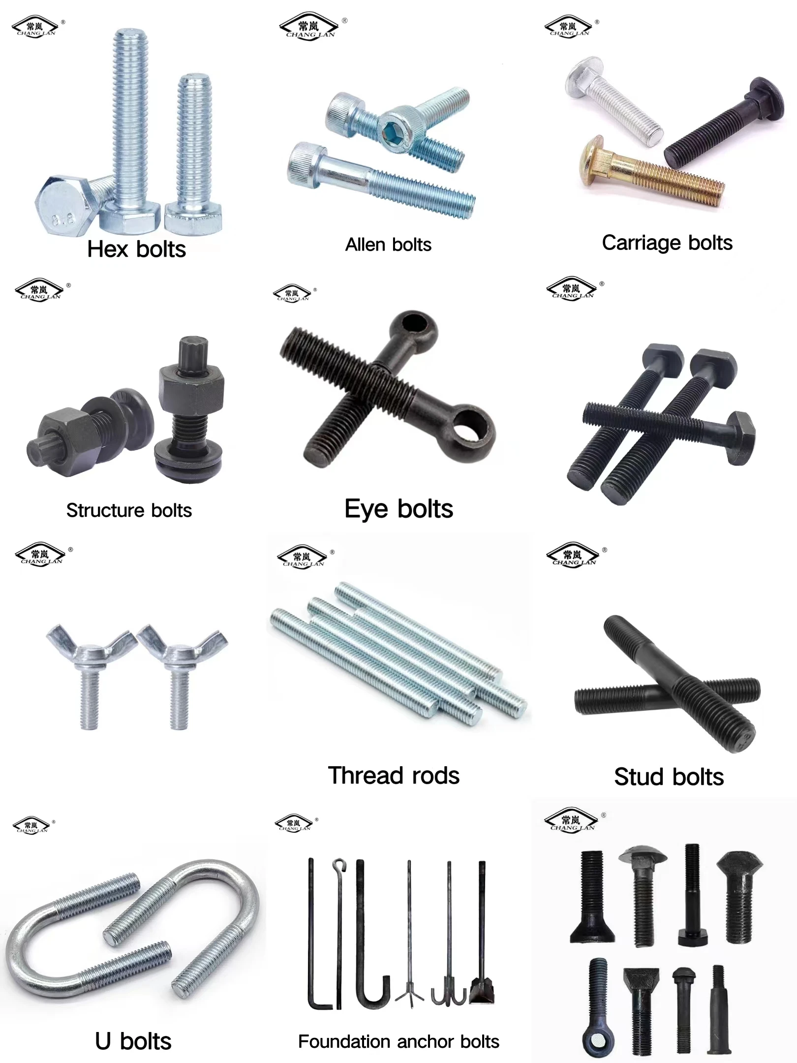 U-bolt Set, Plus Nut and Baffle, Factory Direct Sales, Large Quantity ...