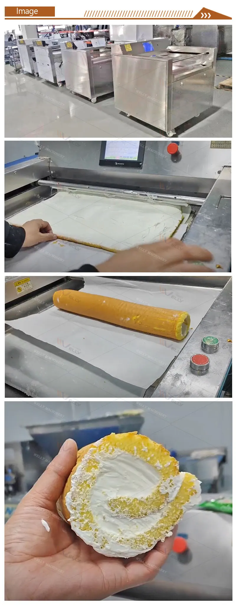 High Productivity Ice Cream Cake Rolling Machine for Small Business