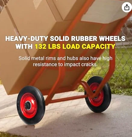 7 Inch Wheels 2 Pack Universal Wheels Tires With Craftsman Jd Lawnmower ...