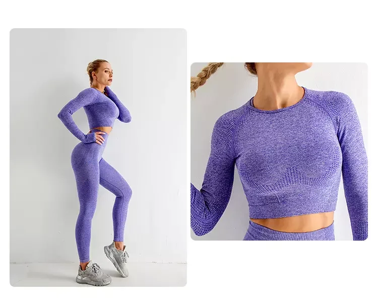 Mas Active Trade Wholesale Fitness Yoga Wear 5pcs Seamless Workout Women Gym Sets - Buy Mas ...