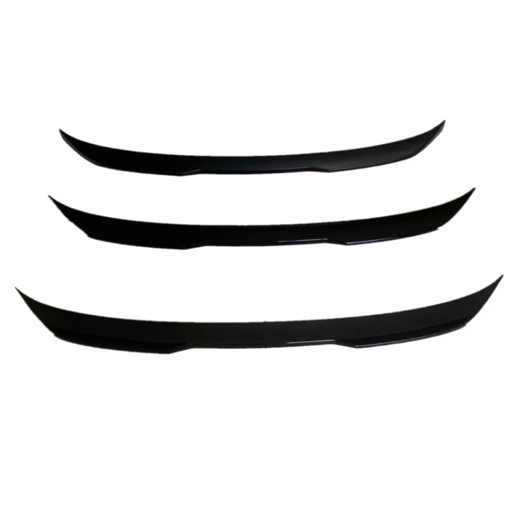 Universal Carbon Fiber Texture Car Rear Spoiler Trunk Rear Roof Lip ...