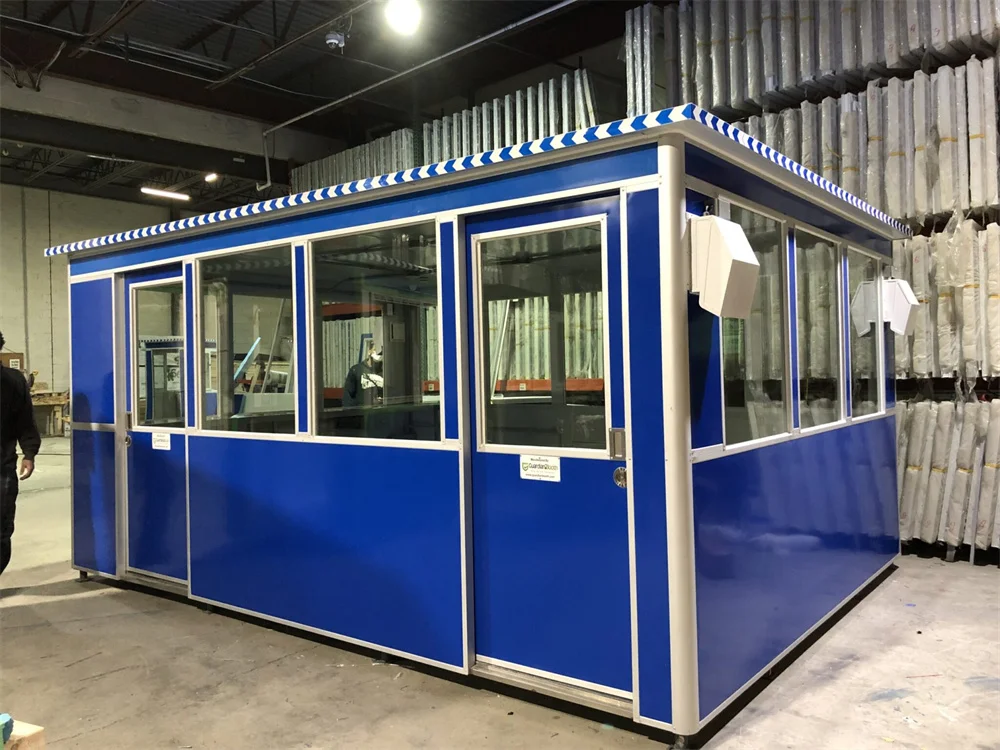 Mobile Temporary Kiosk Security Cabin - Durable & Stylish