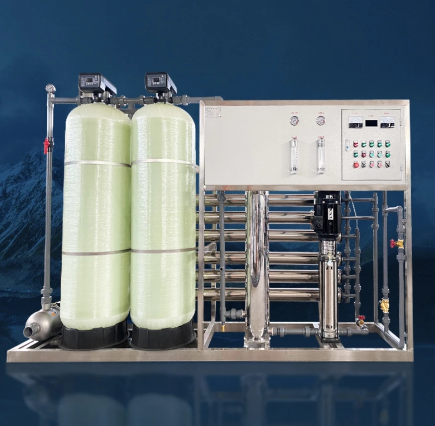 2000 Lph Purified Drinking Water Treatment Plant 2t Ro Desalination System 2000lph Small Ro ...