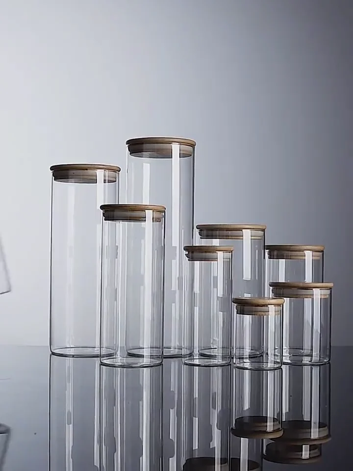 Wholesale Round Bottom Fancy Food Storage Coffee Glass Jar - Buy Round ...