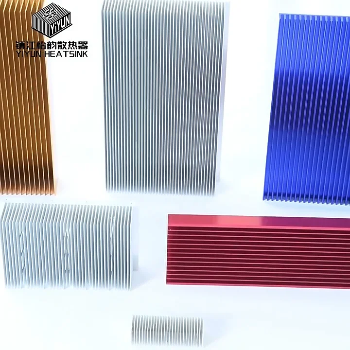 Custom 6000 Anodized Aluminum Extrusion Heat Sink,120*17*200mm Cnc ...