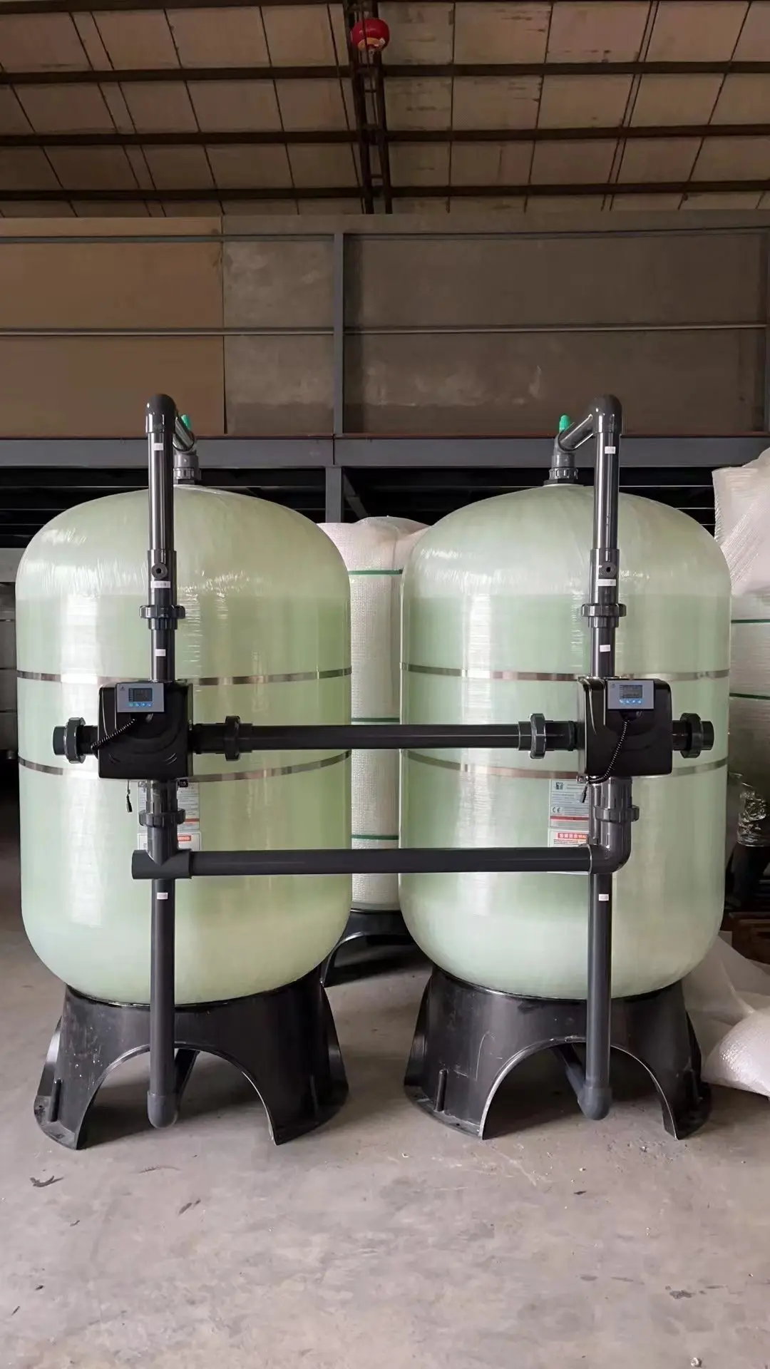Seawater Quartz Sand Filter System Carbon Steel Industrial Pressure ...