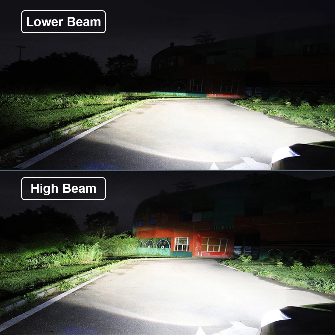 Gview G15 Car Led Lights Ip65 Waterproof 6000k H4 H19 Led Headlights ...