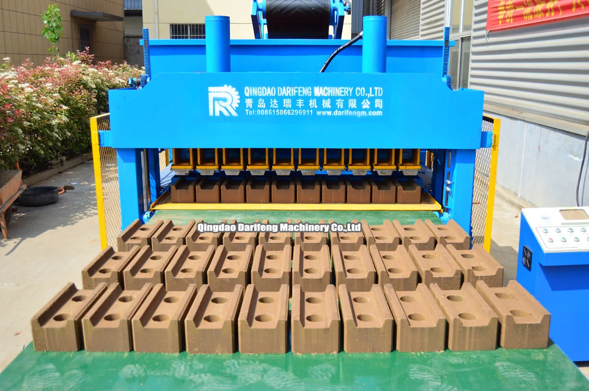 DF10-10 Hydraulic Interlocking Brick Machine - High Prod