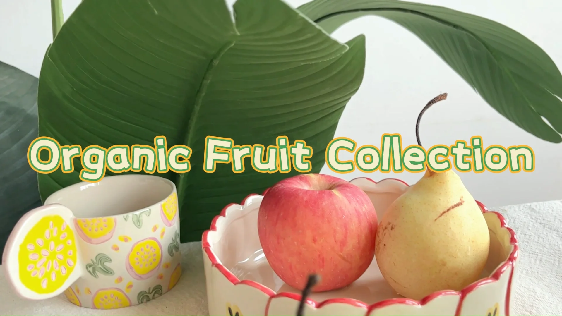 Joyye Custom Hand Painted Apple Fruit Shaped Cup Mug Set 300ml Creative ...