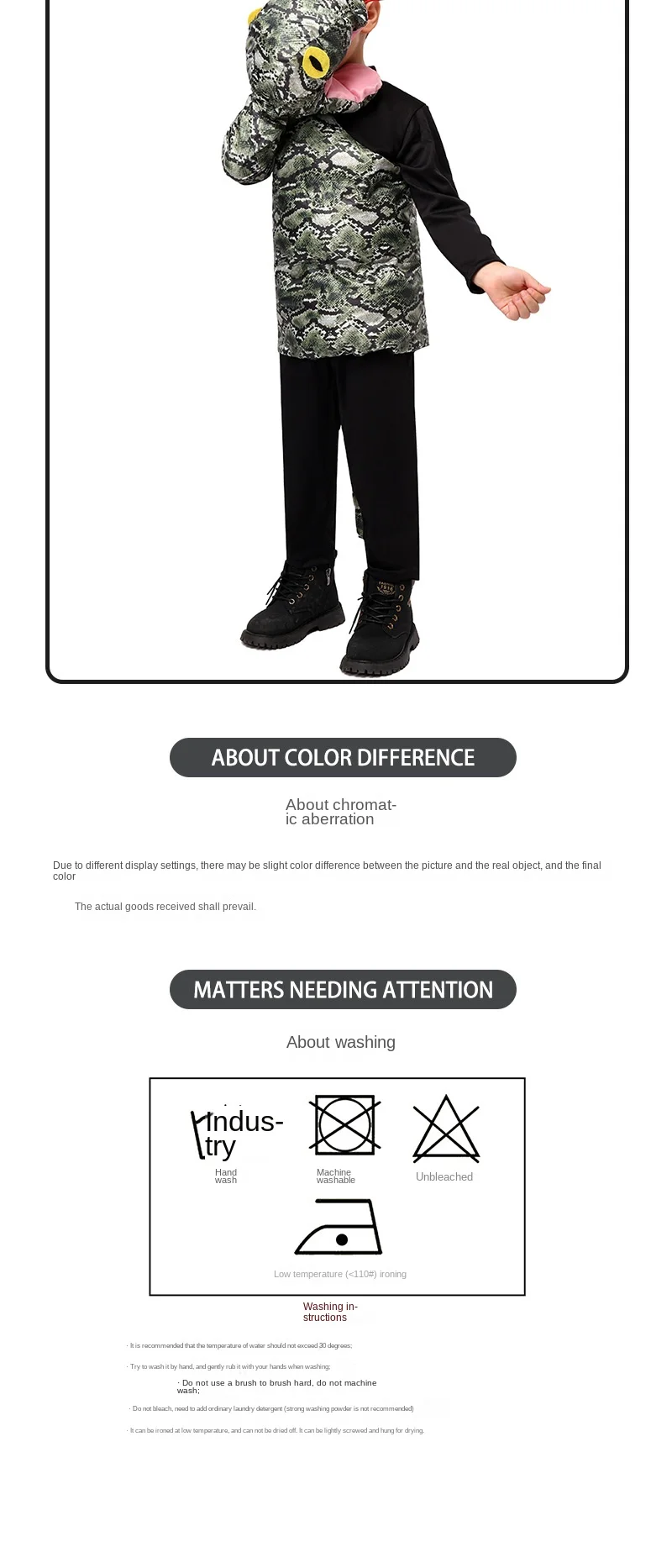 Halloween Python Costume Kindergarten Animal Role Play Performance ...