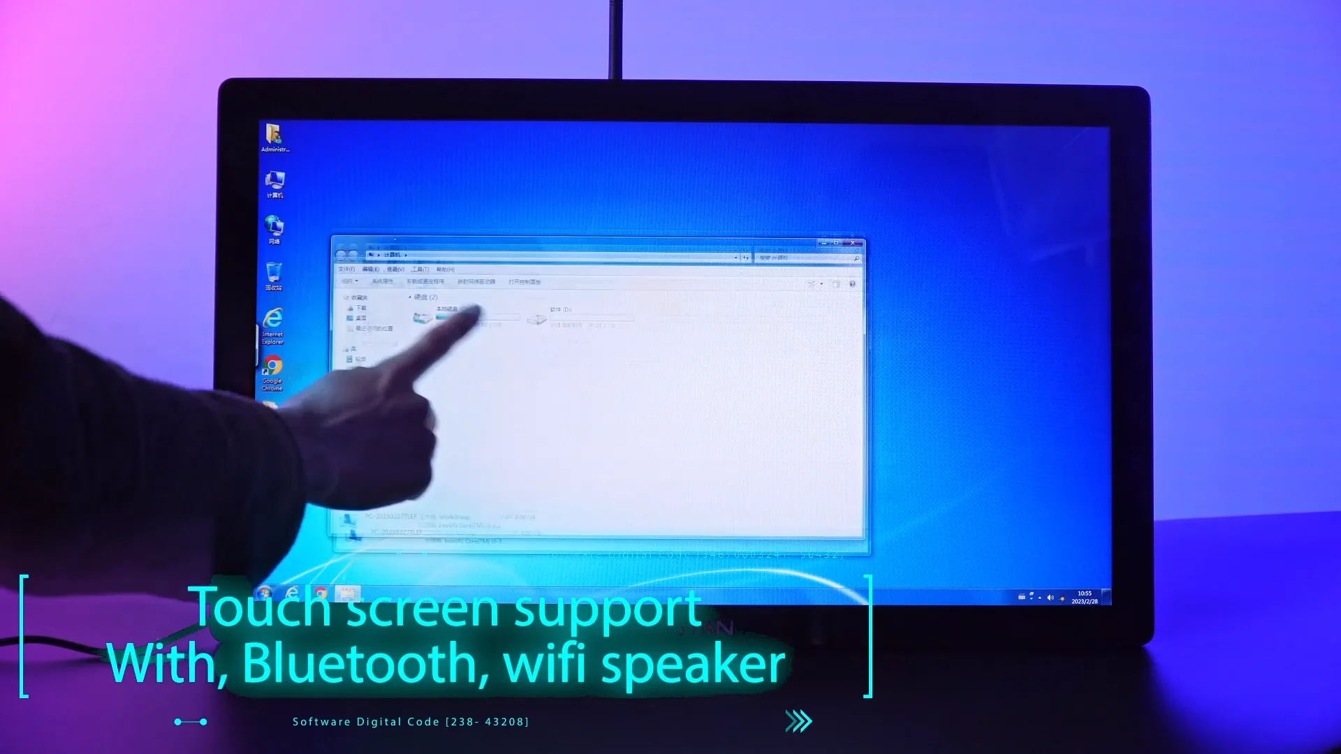 Touch Screen Custom Pc Gamer Gaming Core I5 I7 Work Computer All In One ...