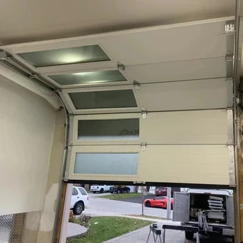 Commercial See Through Overhead Glass Garage Doors Aluminum Garage Door ...