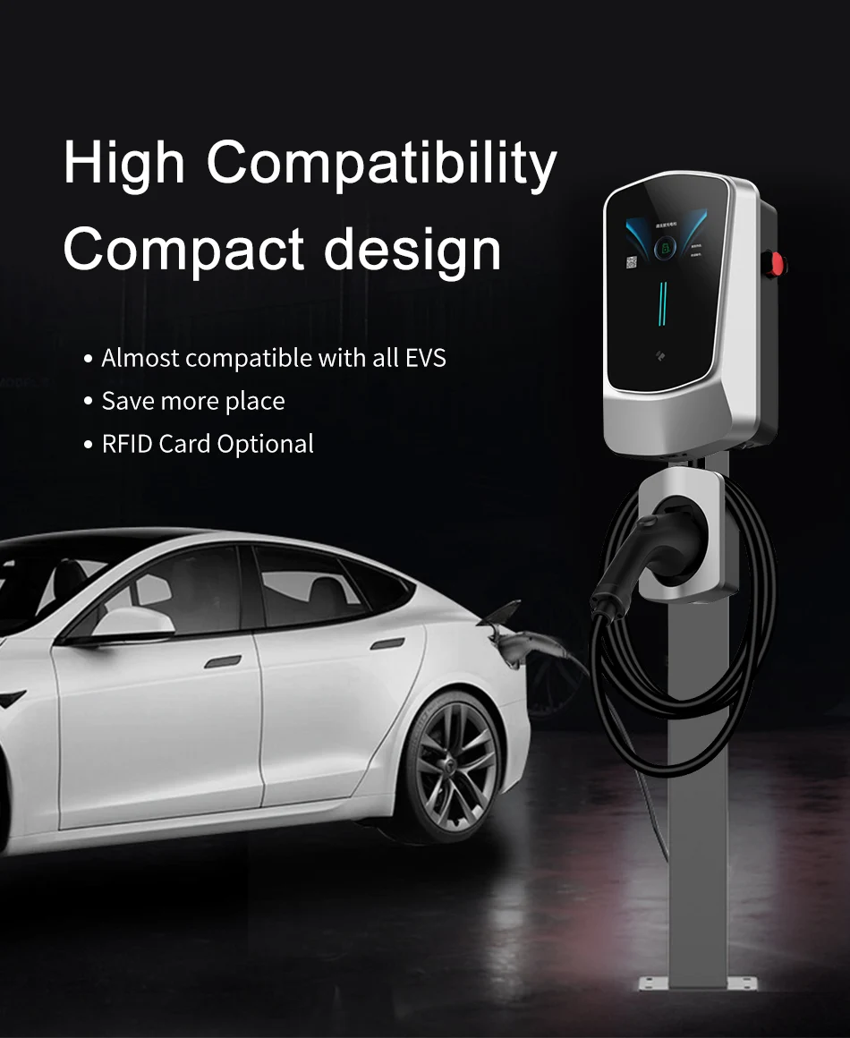 Wallbox Smart Ev Charger Type 2 Plug 32a 7kw Ac Ev Charger Wallbox New Energy Ev Charging ...