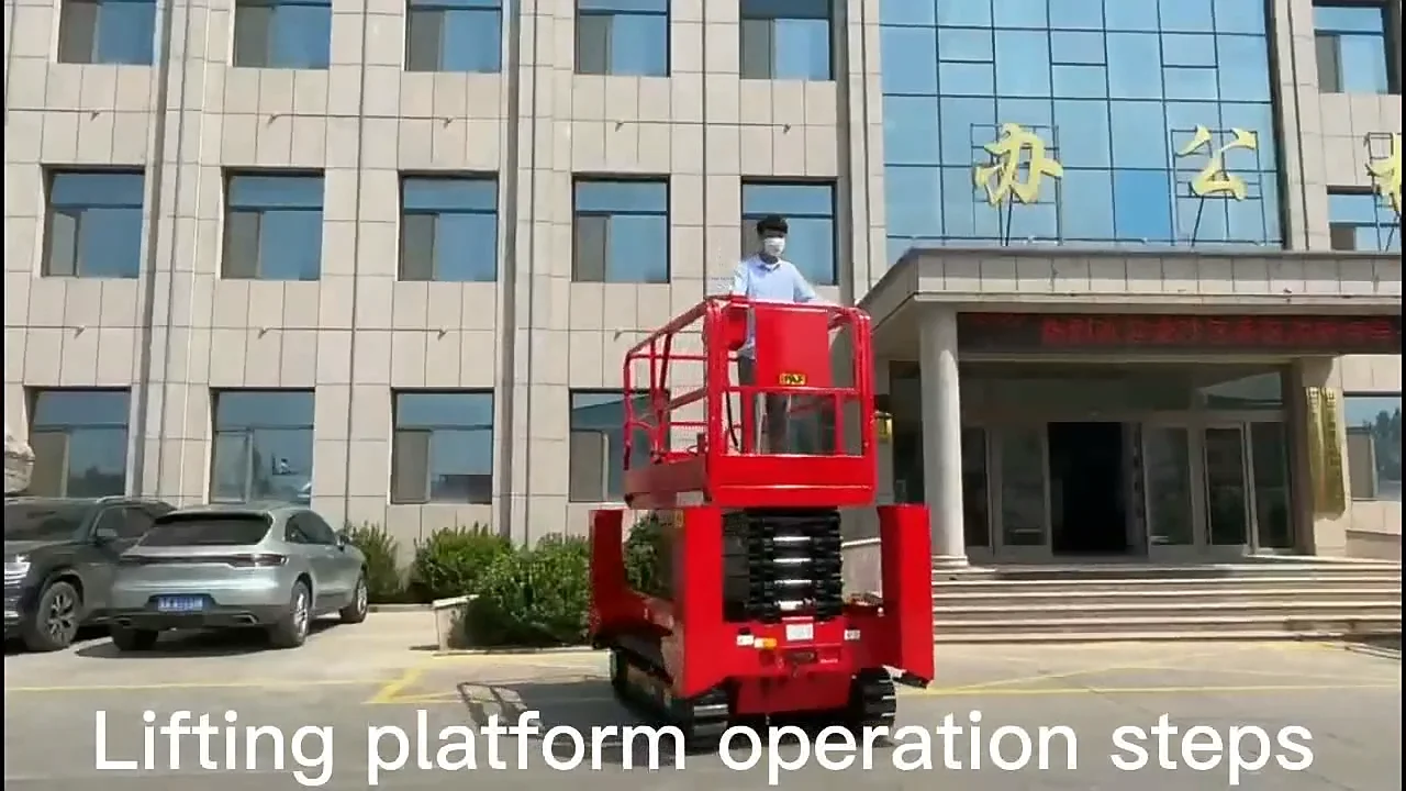 Height Adjustable Mini Stationary Scissor Lift Platform 5m Hydraulic ...