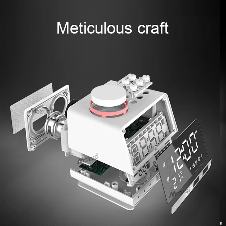 Hot Sale Digital Alarm Clock Power Bank Desktop Time Temperature ...