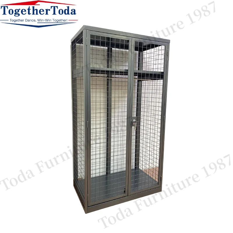 Muti-tier Storage Wire Mesh Locker - Secure & Customizable