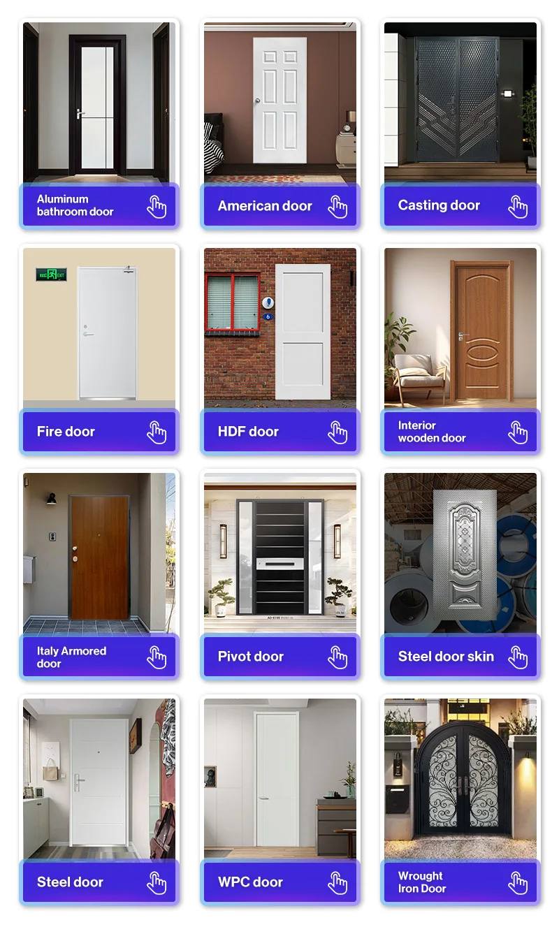 Wooden Plastic Panel Wpc Door Design Waterproof and Fire Resistant Wpc ...