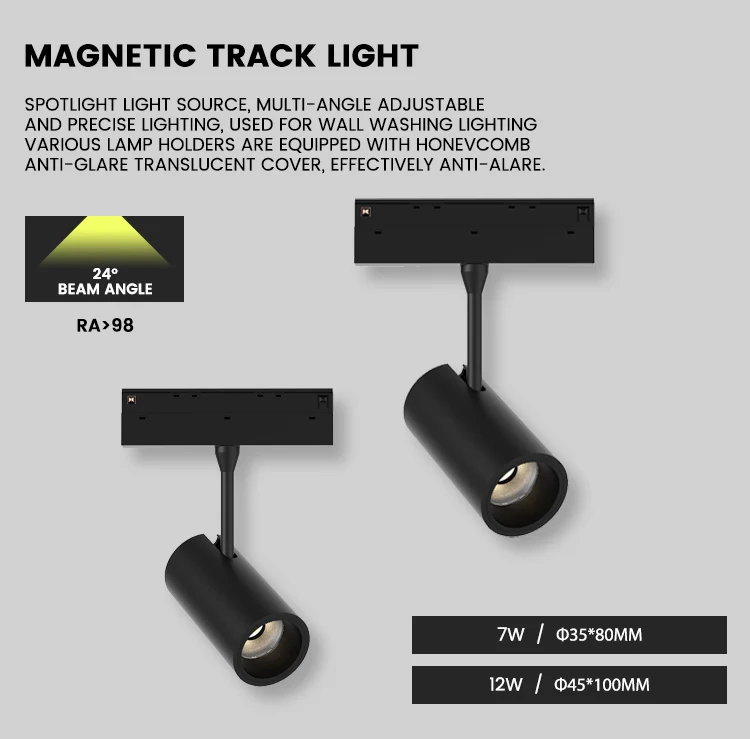 Project Rail Flood Light Dimmable System 10w 18w 36w Led Magnetic Track ...