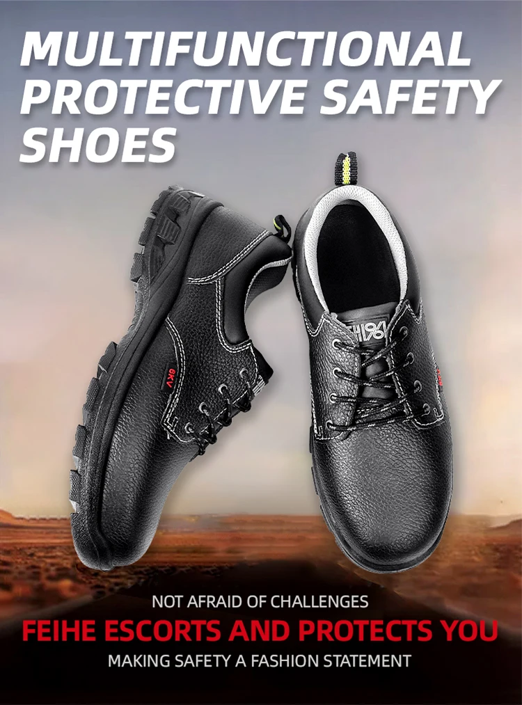 Fh1961 Safety Shoes With Gel Insoles For Enhanced Comfort Steel Toe For ...