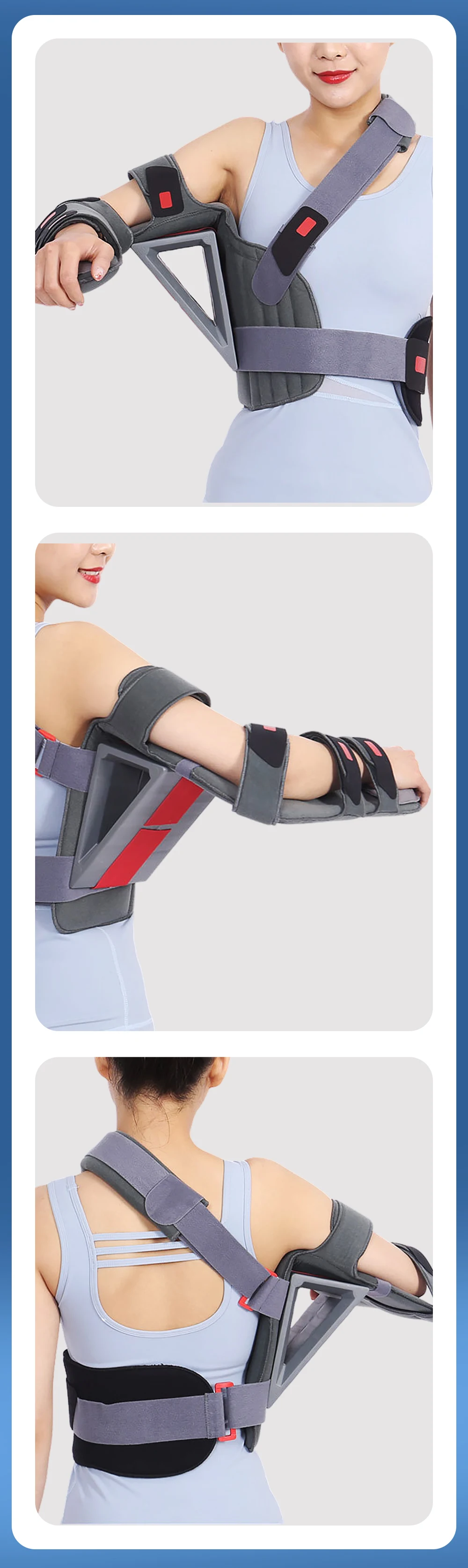 Orthopedic Immobilizer Adjustable Adult Shoulder Dislocation Training ...