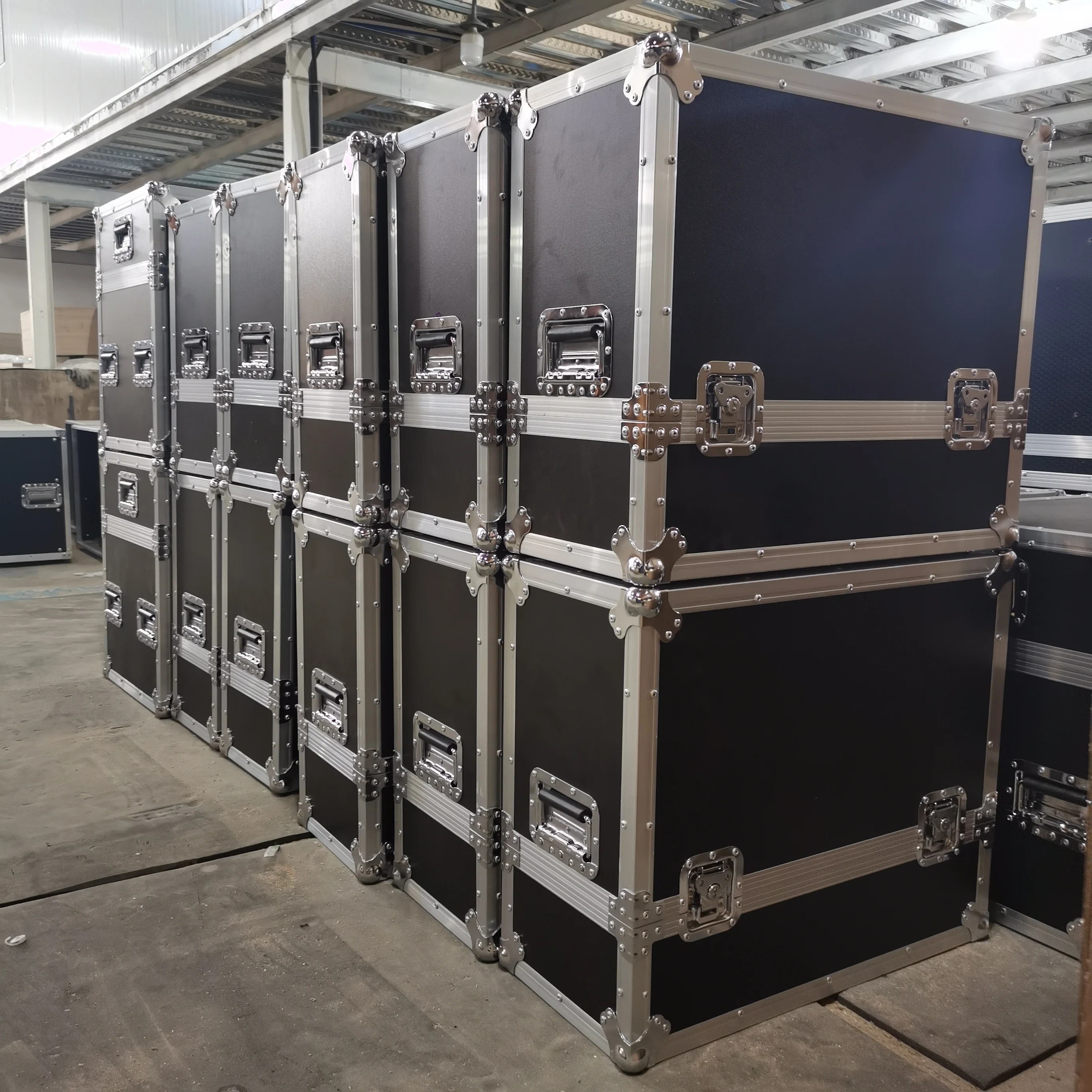 19'' Standard Double Rack Flight Case With Mixer Top - Buy 19 Inch Rack ...