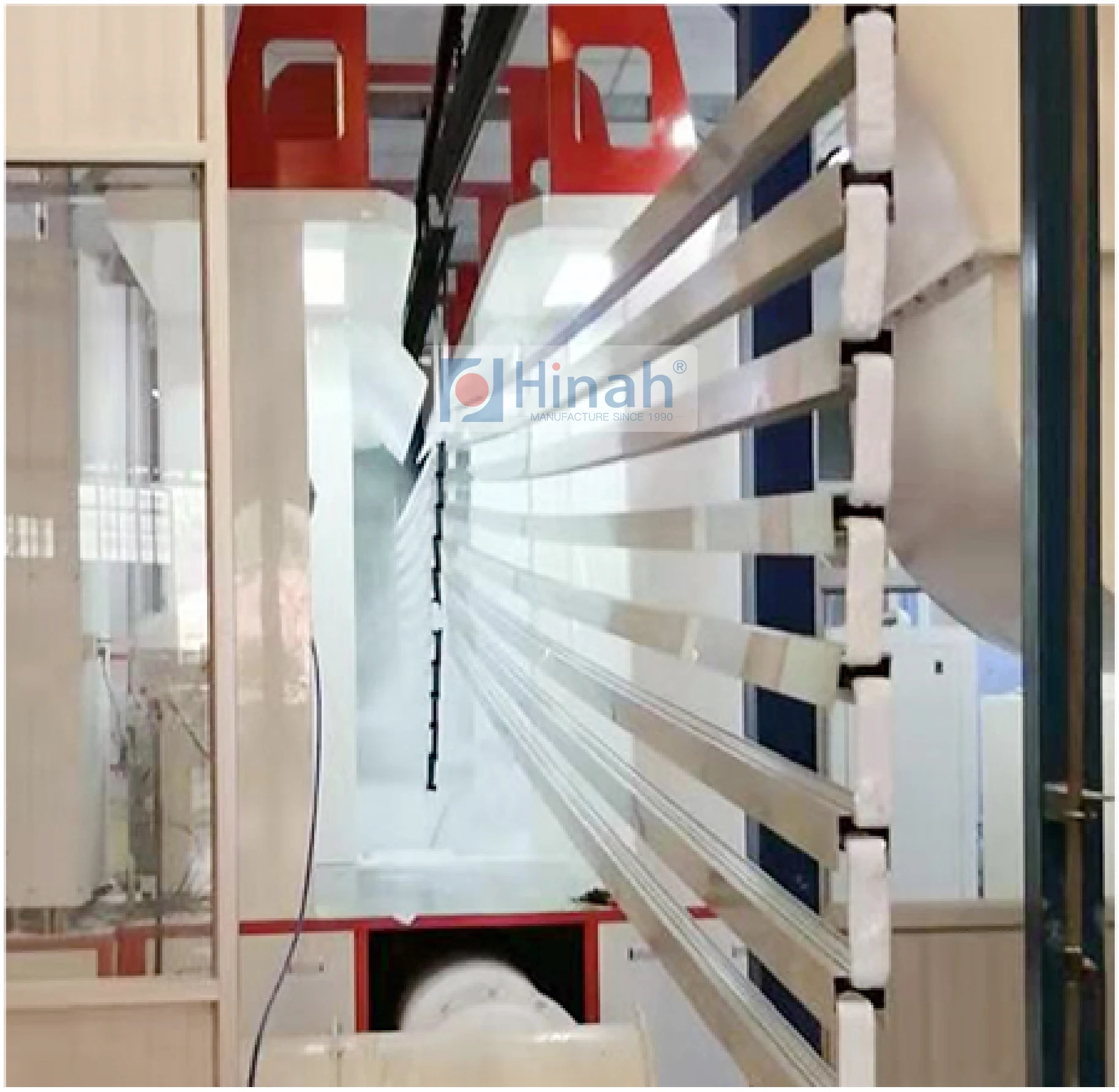 Aluminum Profile Powder Coating Line with Famous Brand PLC