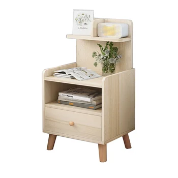 Italian Minimalist Bedside Table Simple Modern Bedside Cabinet Black ...