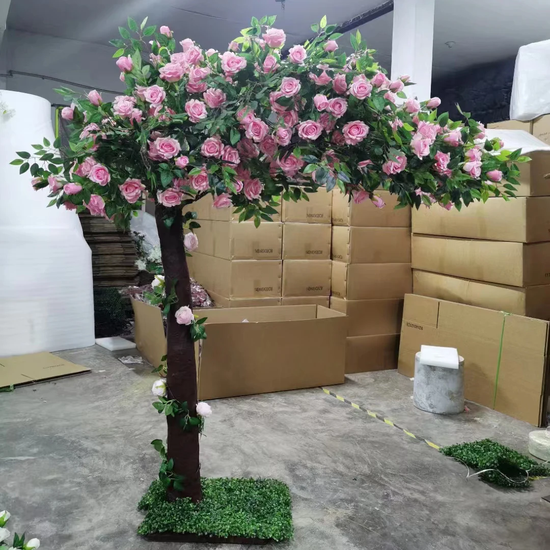 Artificial Extended Purple Japanese Blue Sakura Faux Round Flower ...