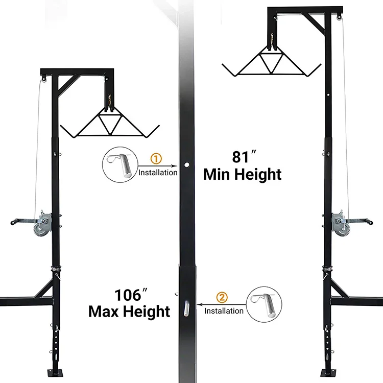 Jh-mech Heavy-Duty Hunting Hoist - 400lbs Gambrel Pulley