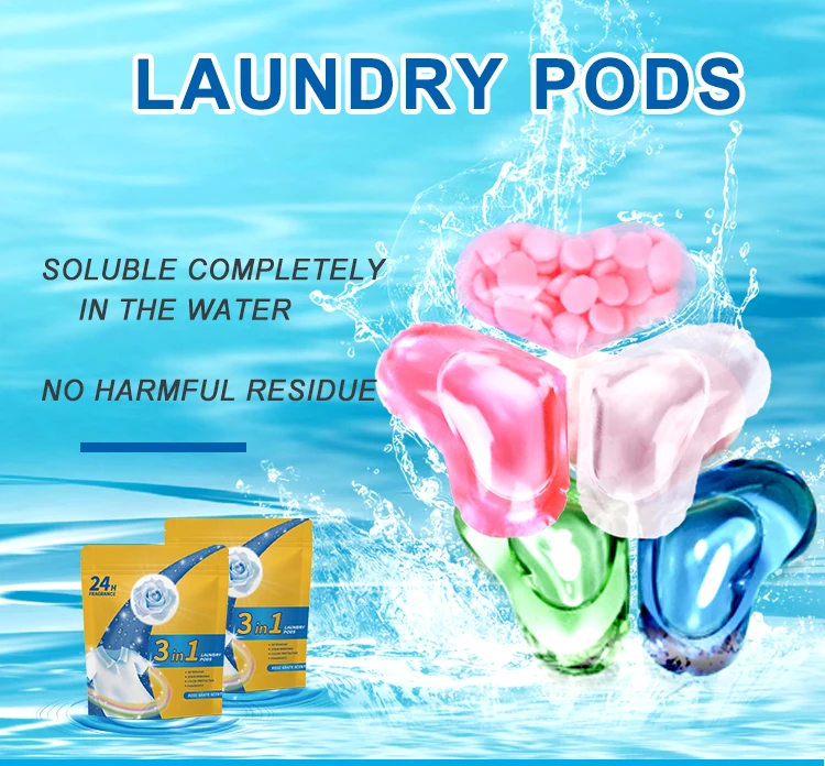 Eco Liquid Beads OEM Laundry Pods - 3in1 Detergent Concentrate