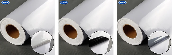 Glossy White Transparent Pvc Car Vinyl Sticker Eco Solvent Warp Inkjet ...