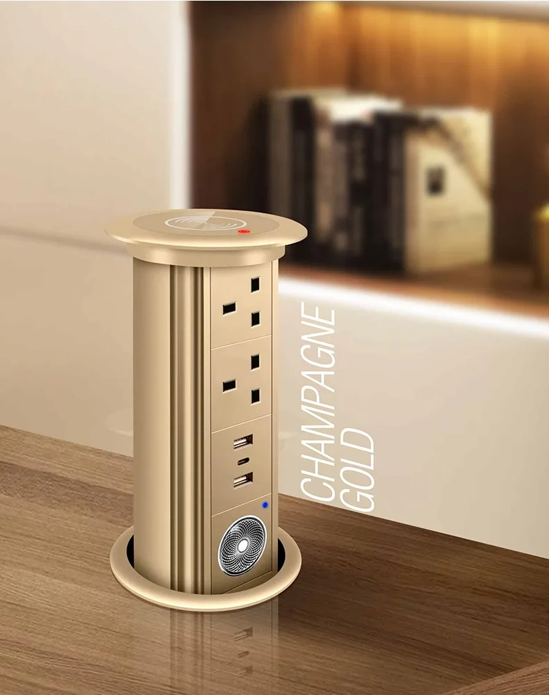 Aodoran Electric British Standard Lift Socket Embedded Kitchen Island ...