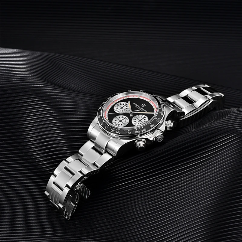 PAGANI DESIGN Men's Luxury Quartz Chronograph Watch with Stainless ...