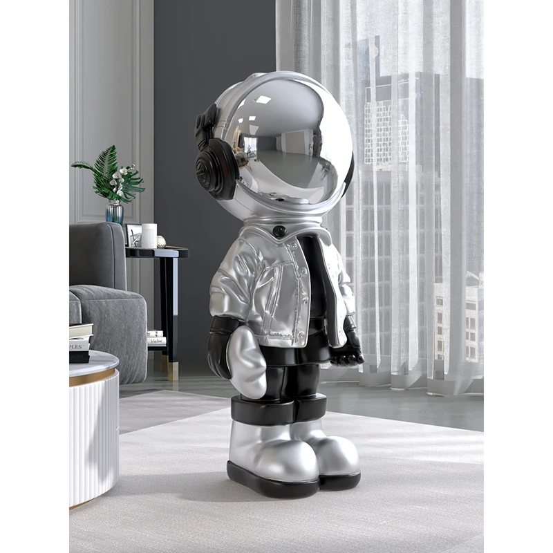 Custom Luxury Life Size Resin Large Modern Sculpture Astronaut ...