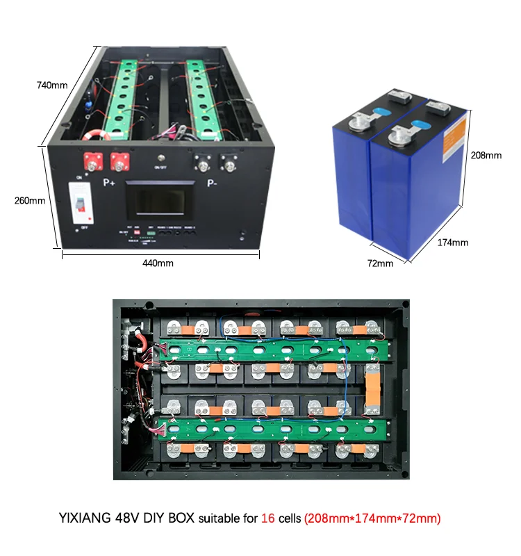 YIXIANG V2 Stackable Metal Case Battery Box 15KWh 48V LiFePO4 Battery ...