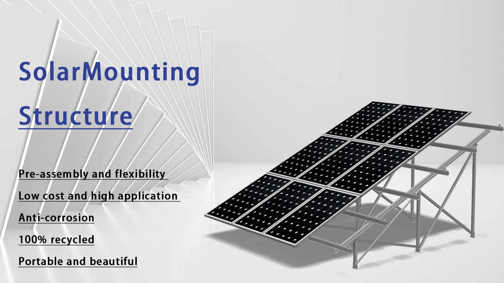 Optimized Solar Mounting Ground Mounting Rack for Solar Farm System ...