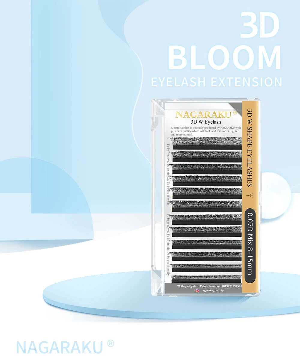 NAGARAKU 3D-6D W Shape Volume Eyelash Extensions