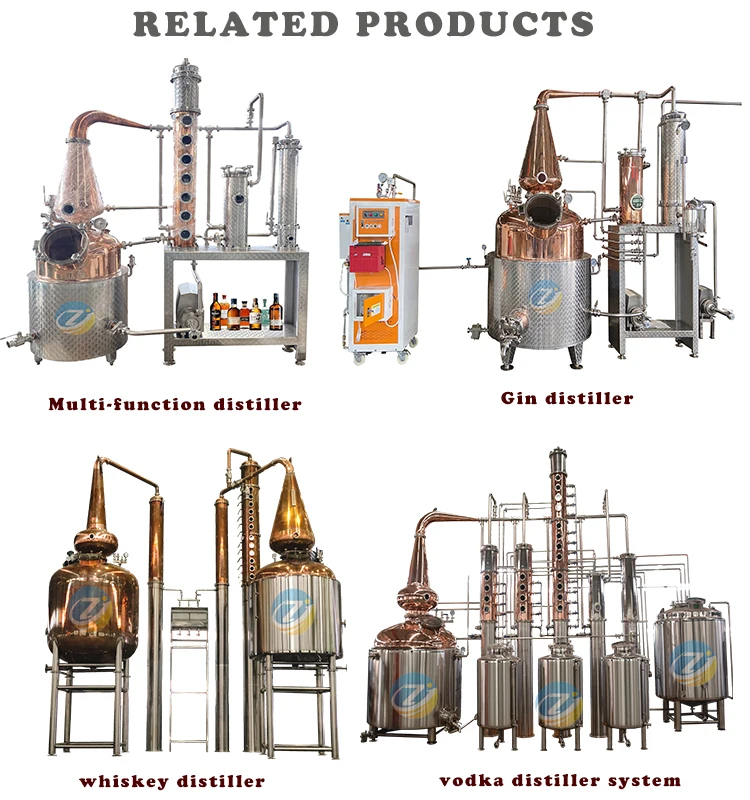 ZJ Distillers Still Spirit machine Distilleri copper Vodka Distill ...