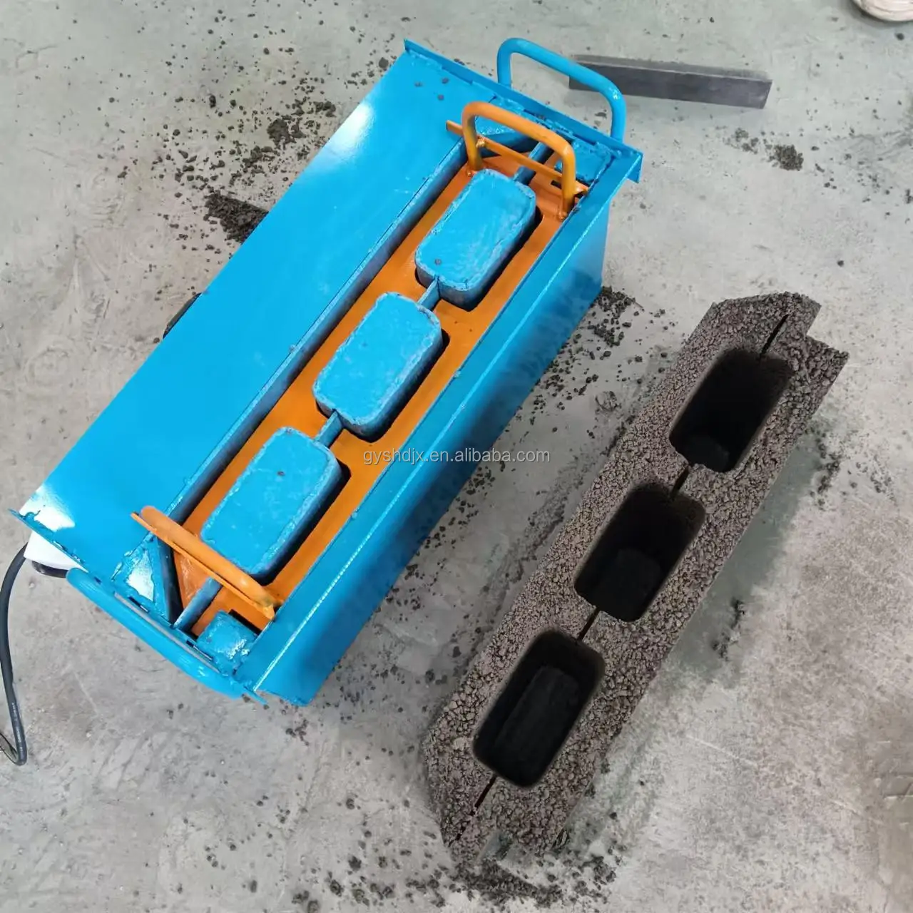 Manual Concrete Block Moulds for Easy Operation | Hollow Brick Making ...