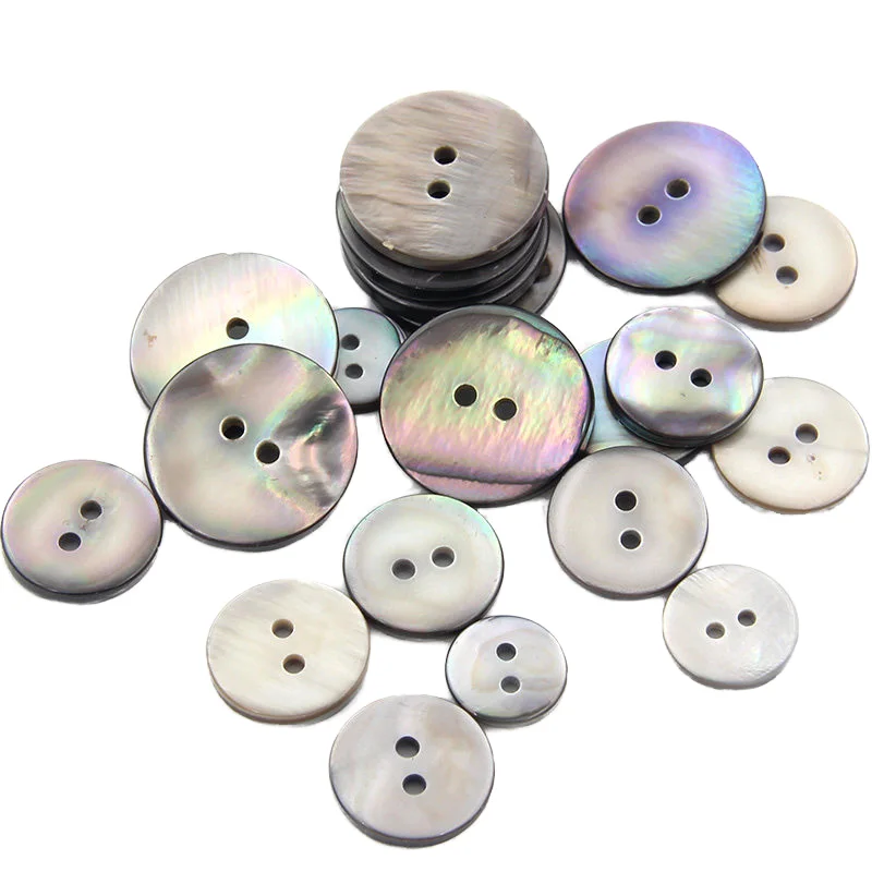 Real True Natural Shell Akoya Buttons RTS Free Sample River Pearl ...