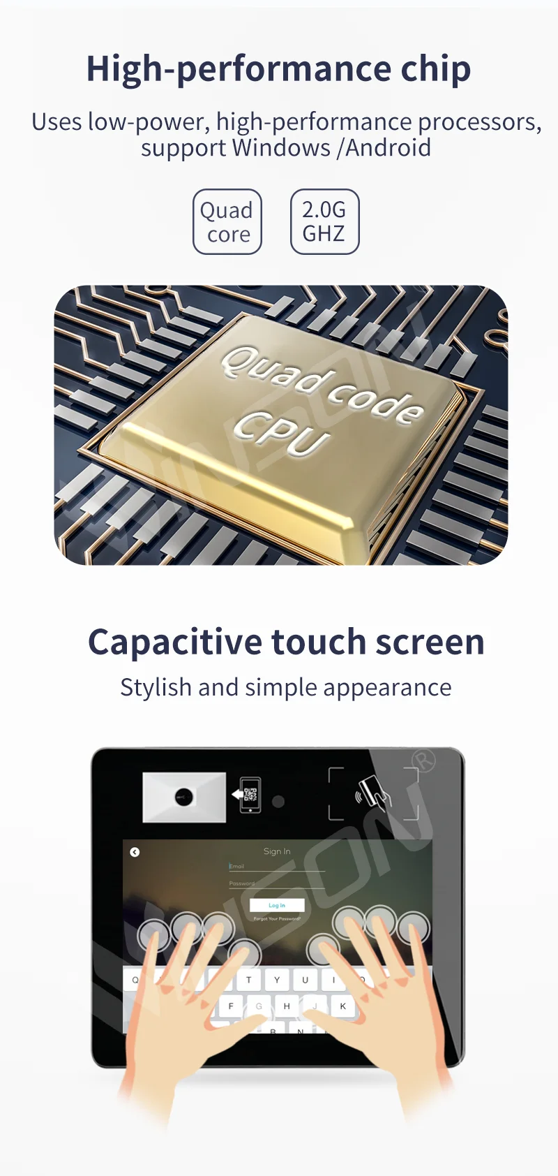 Android Window Restaurant Tablet Ordering Vending Self Service Payment ...