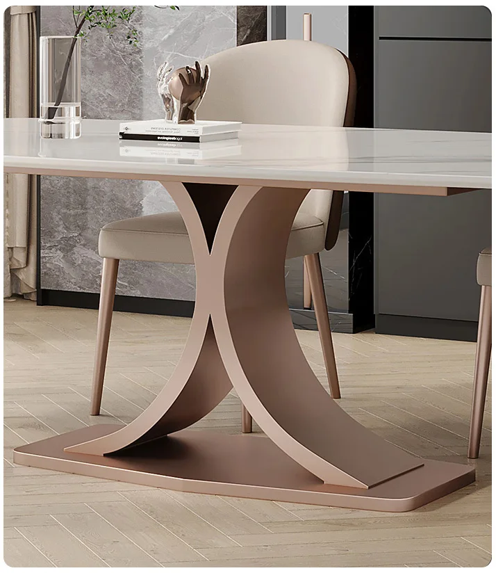 Factory Direct Supply Rectangular Modern Stainless Steel Light Marble ...