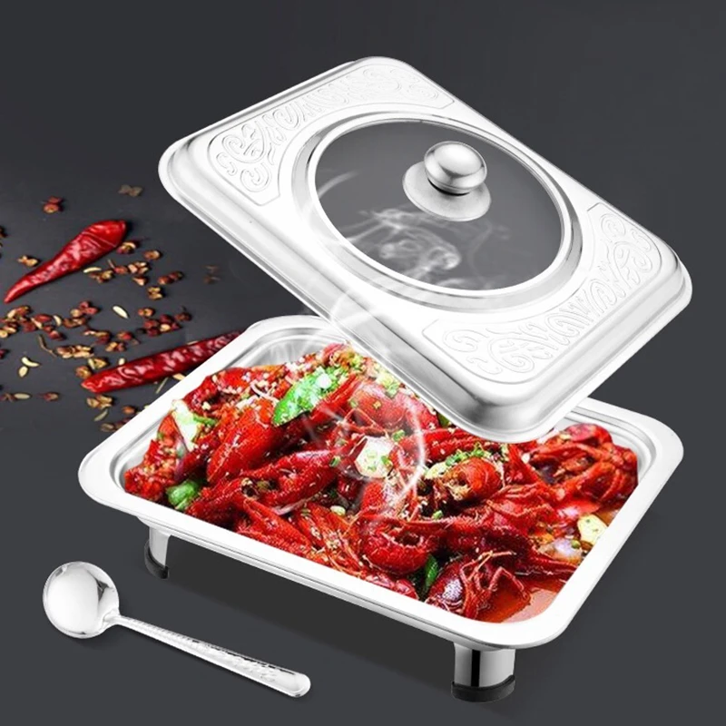 Hot Sale Commercial Stainless Steel Service Dish Buffet Food Warm Plate ...