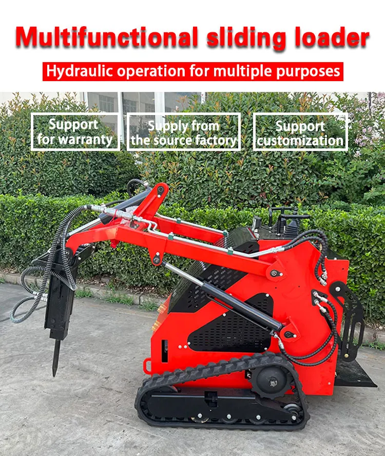 Made In China Tracked Mini Skid Steer Loader - Buy Mini Skid Loader ...