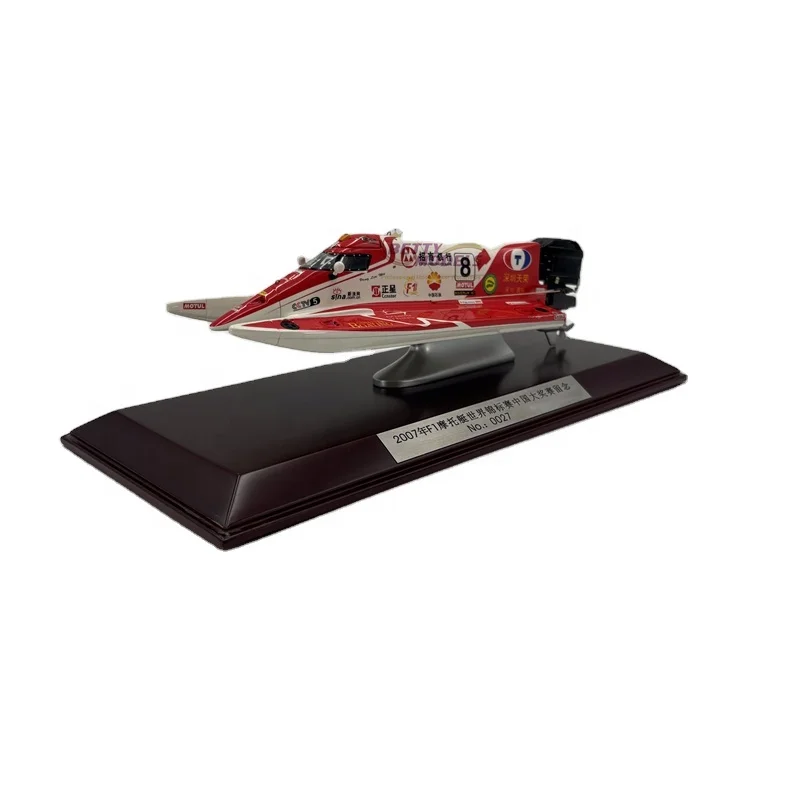 factory custom F1 speedboat scale model gift rowing ship 3D physical ...