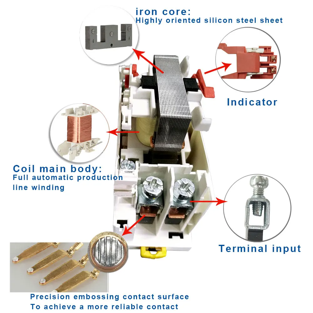 Wiring Diagram Electrical 220v 20a 2p 2no Wct Ac Contactor - Buy Ac ...