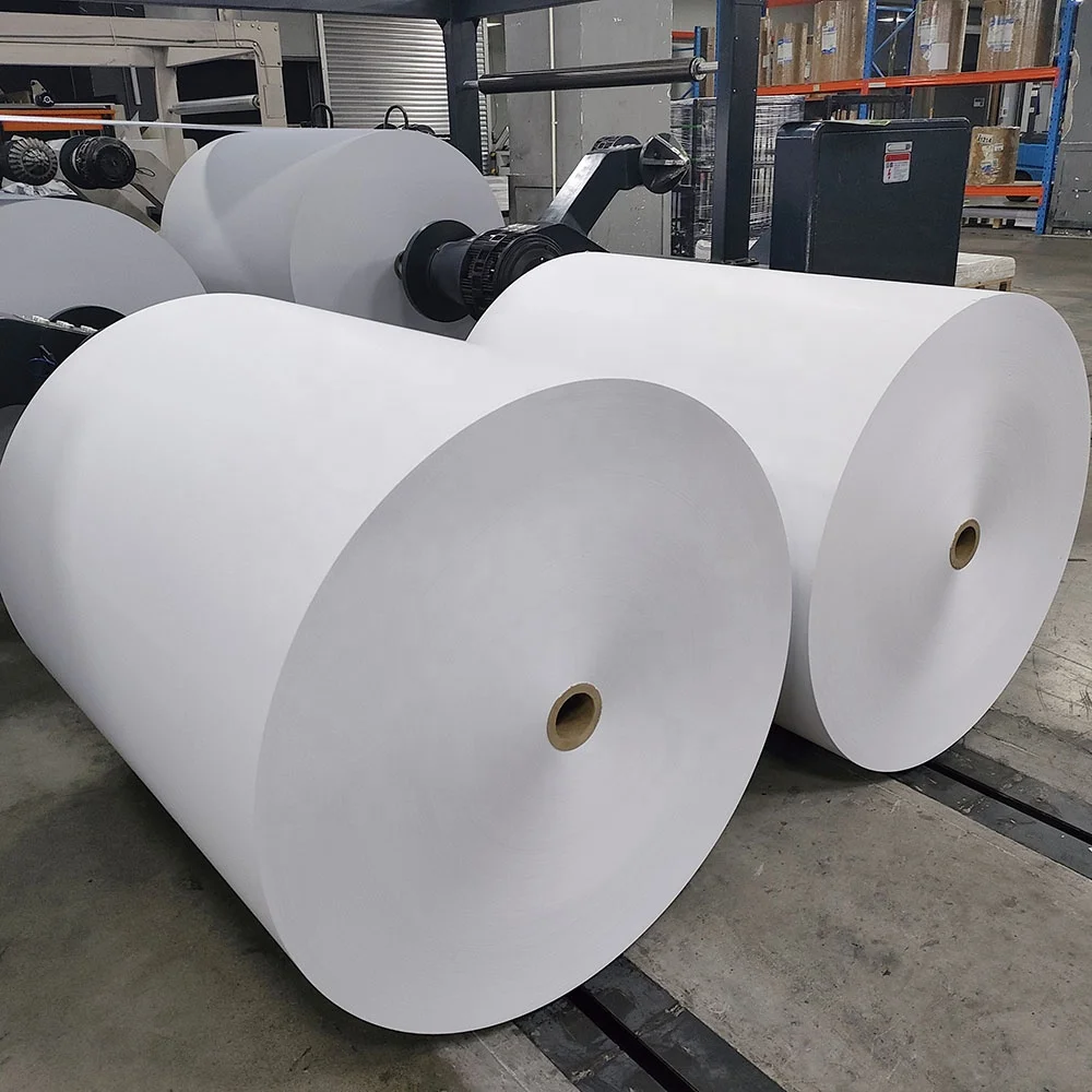 Ipsun 60gsm Offset Bond Paper Jumbo Rolls Woodfree Offset Paper for ...