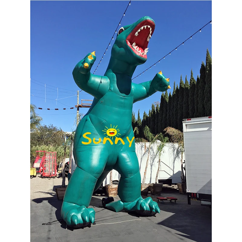 Inflatable Cartoon Dinosaur Party Godzilla Large Inflatable Dinosaur ...