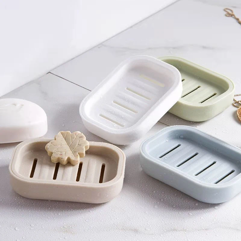 Simple Generous Soap Case Soap Dispenser Plate Case Solid Color Plastic ...